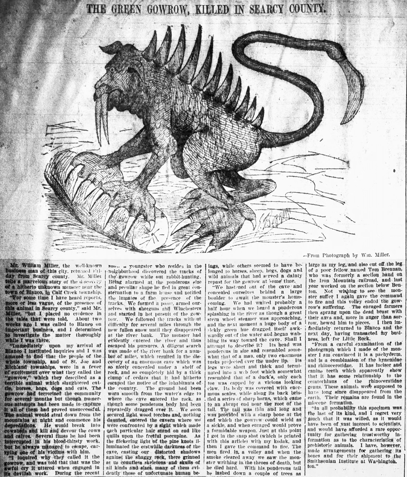 Gowrow Article - Encyclopedia of Arkansas