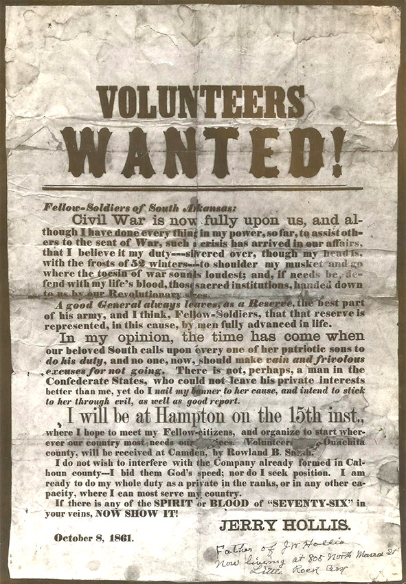 Recruitment Poster - Encyclopedia of Arkansas