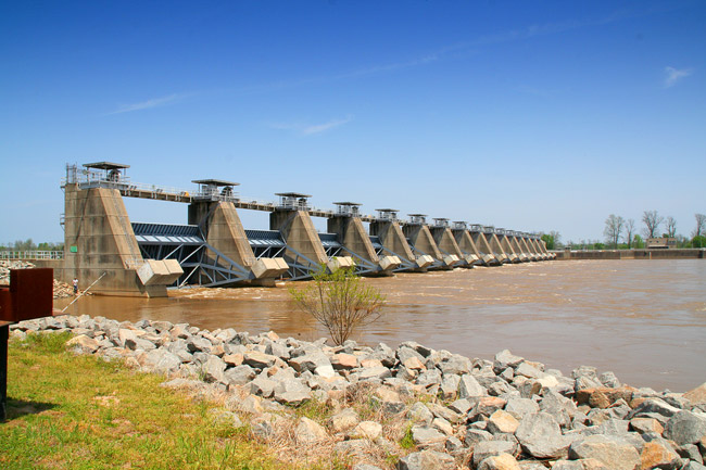 White Hall: Lock & Dam No. 5 - Encyclopedia of Arkansas