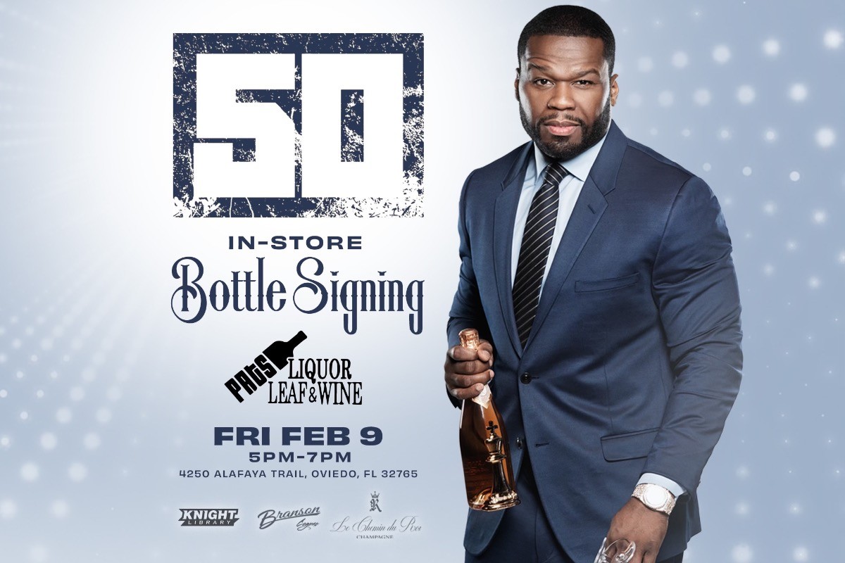50 CENT Bottle Signing presale