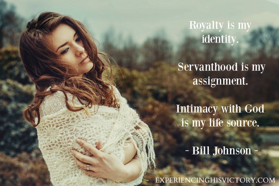 [Image] - Intimacy with God is My Source of Life - Experiencing His Victory