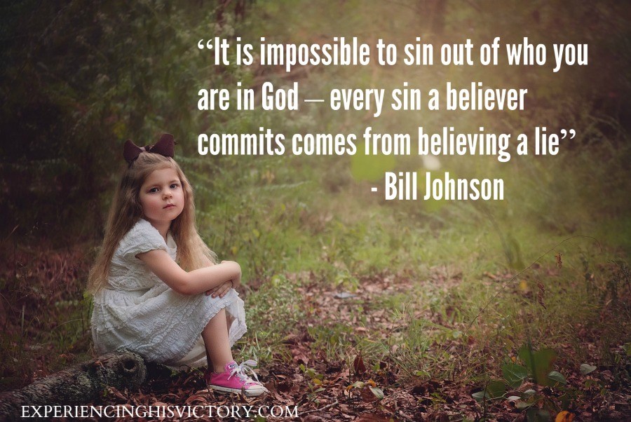 [Image] Every Sin Comes from Believing a Lie - Experiencing His Victory