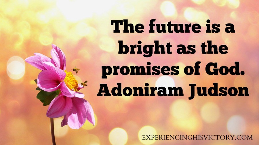 [Image] The Future is Bright - Experiencing His Victory