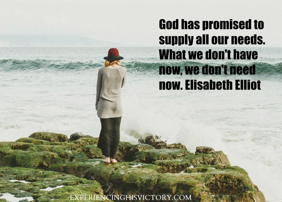 [Image] God Has Promised to Supply All of Our Needs - Experiencing His ...