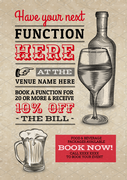 Customizable Functions Poster Templates DIY In Easil Easil