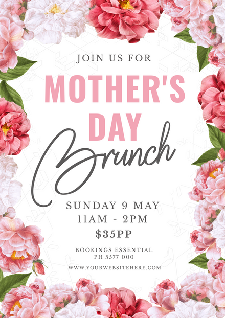 Customizable Mother s Day Poster Templates Easil Easil