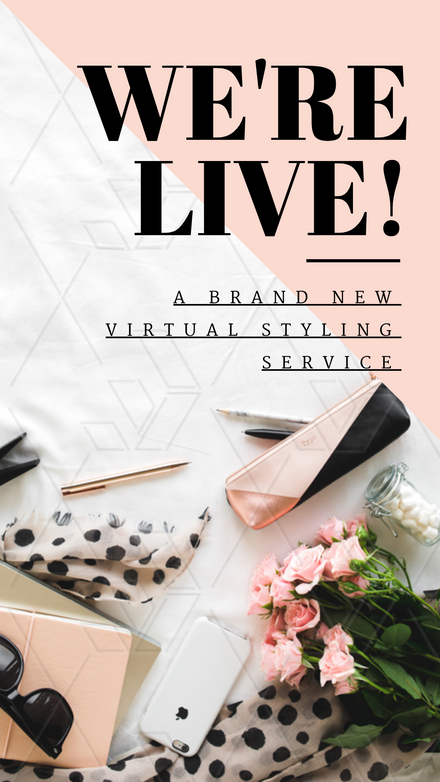 Gradient Shapes Live Announcement Template - Easil