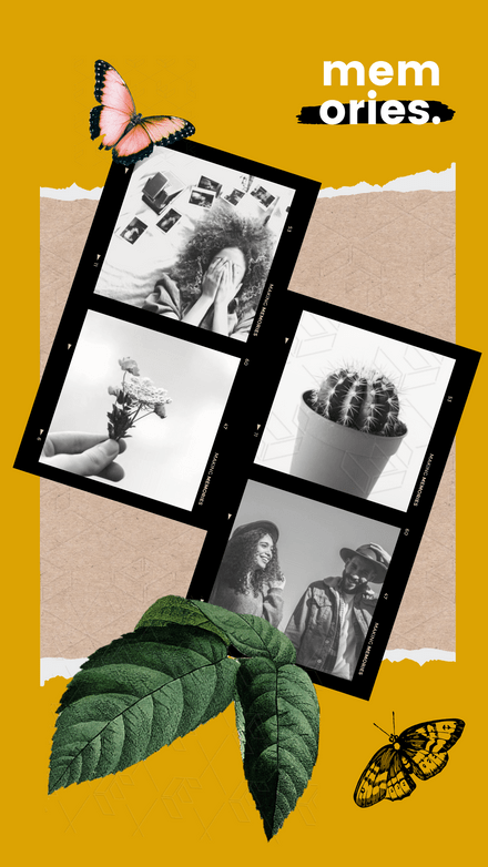 collage-film-strip-vintage-butterfly-garden-easil