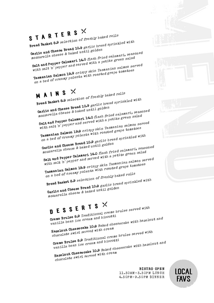 Customizable Restaurant Menu Templates - Easil - Easil