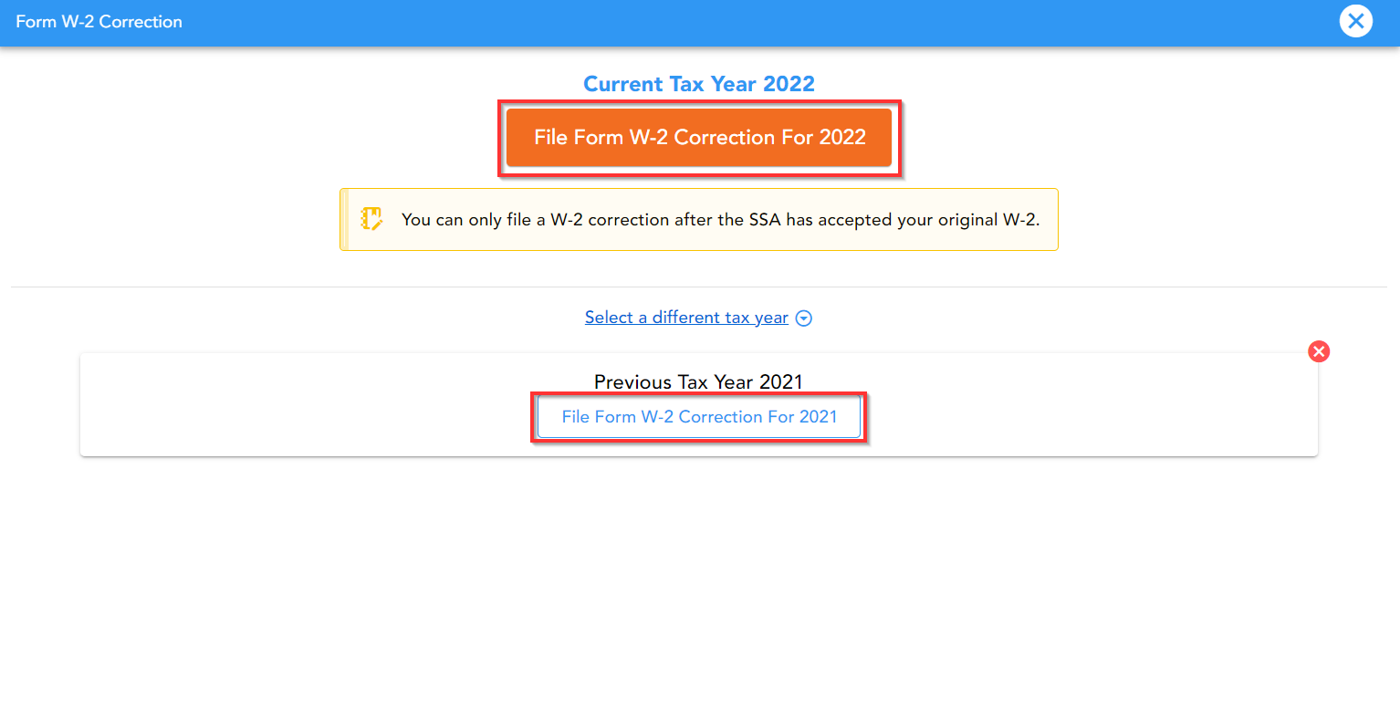 How do I make corrections to W2s in bulk? – Tax File App