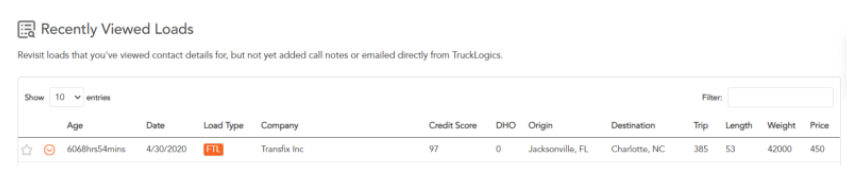 How to Find truck loads in TruckLogics using DAT load board?