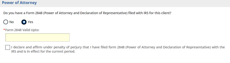 How do I renew a Form 2848?