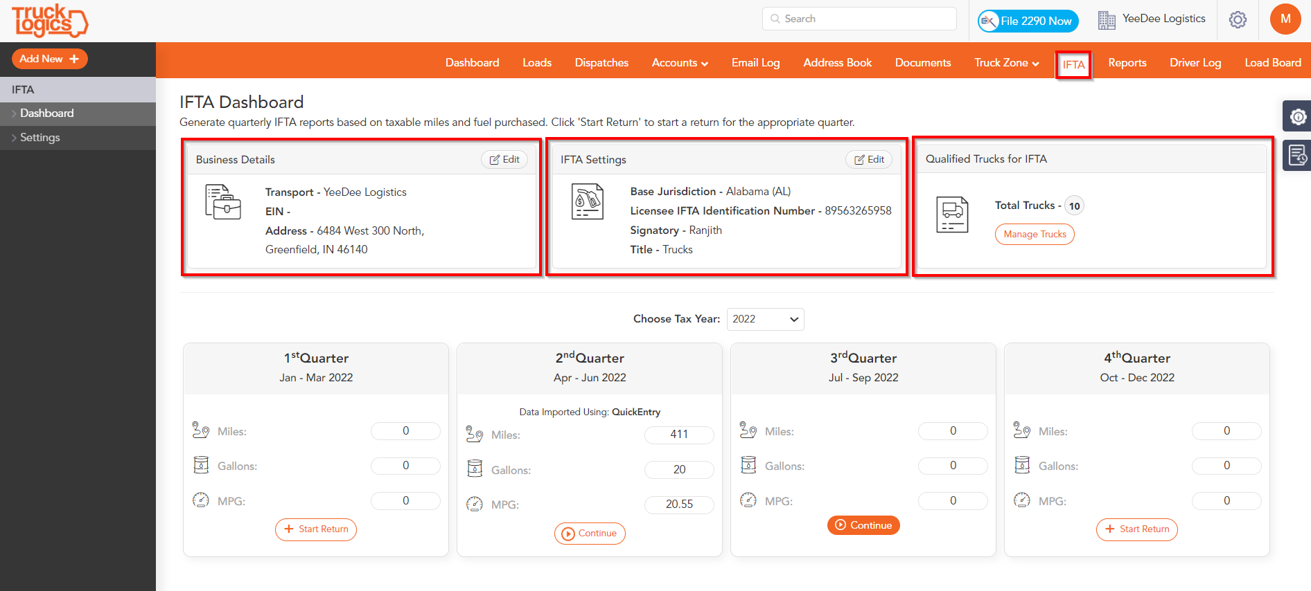 How to generate IFTA Reports with TruckLogics?