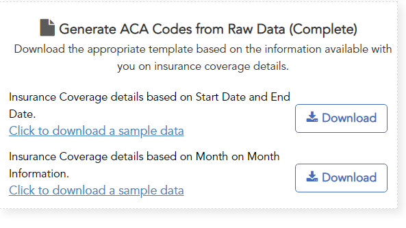 How to generate ACA Form 1095-C Codes and E-filing with the IRS?