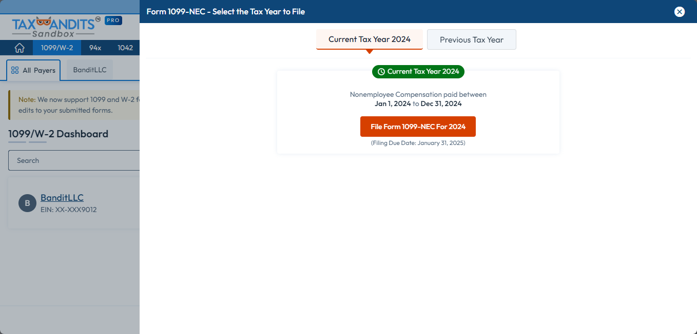 How to File Form 1099-NEC with TaxBandits?