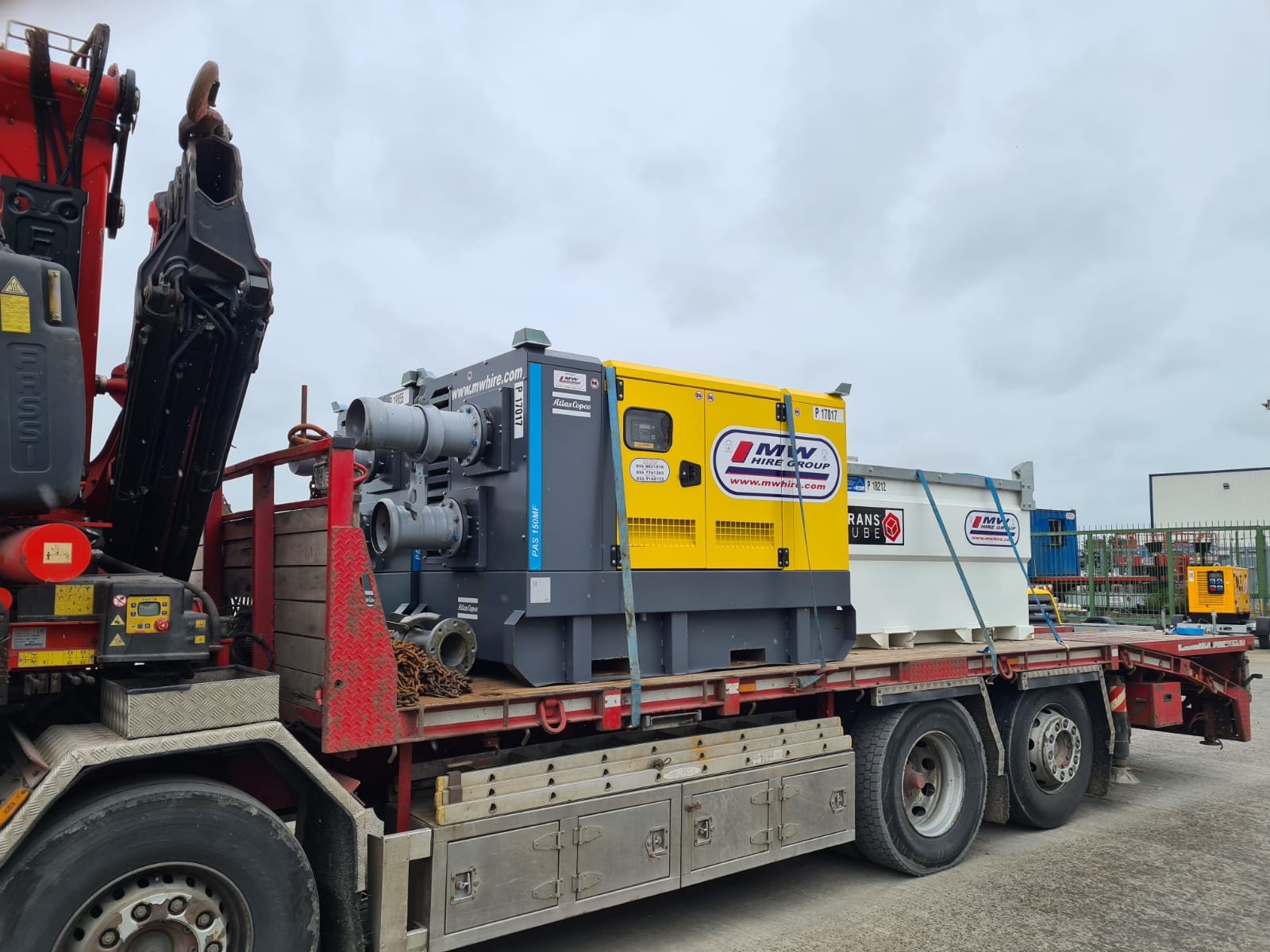 New Atlas Copco pumps and 3000 litre Western tank...SOLD | MW Hire ...