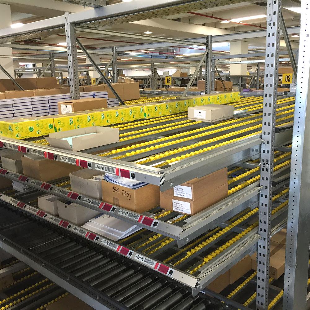 Durchlaufregale | Lager-und Fördertechnik Namoni