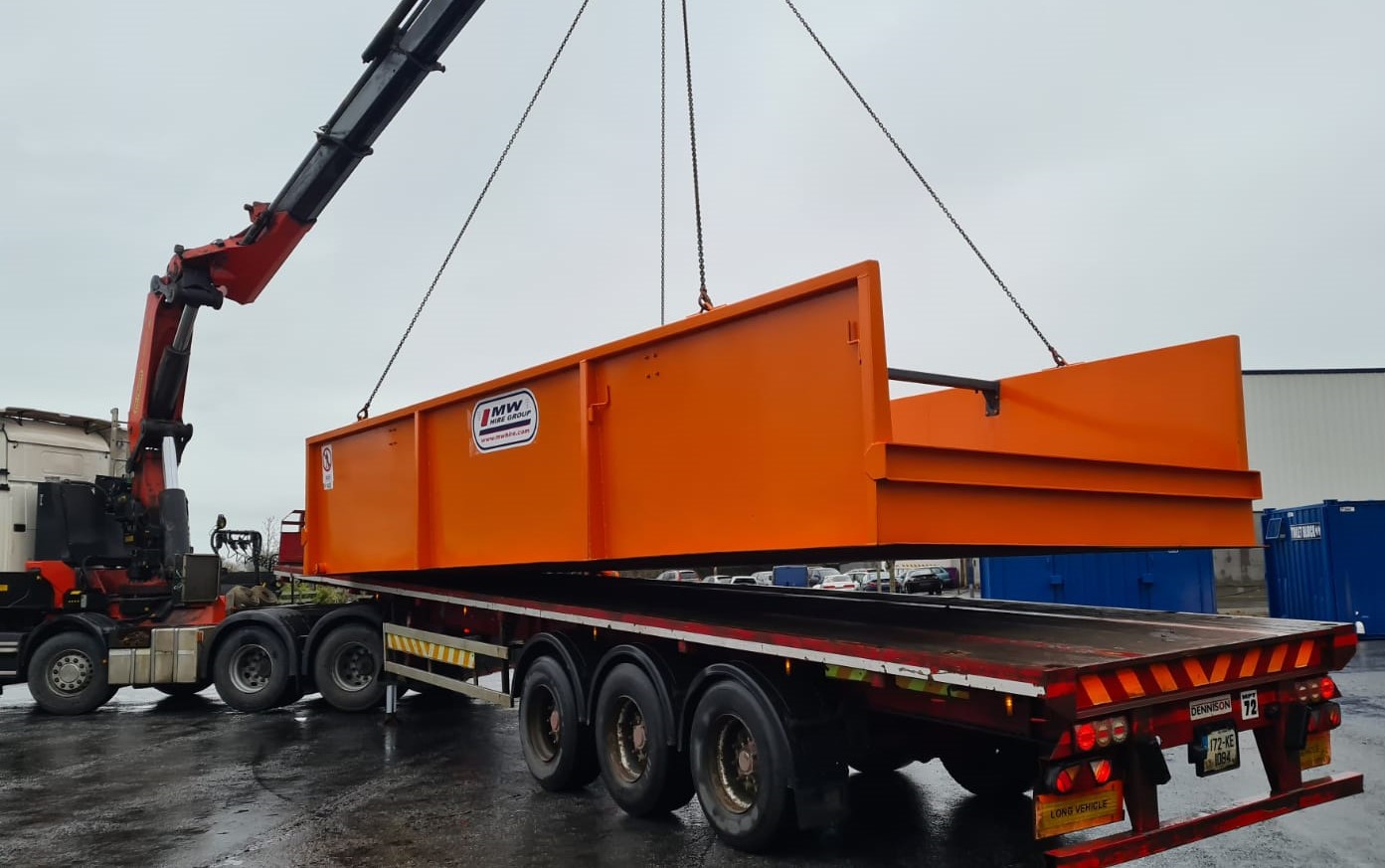 Drive Through Wheel Bath being collected by our customer | MW Hire ...