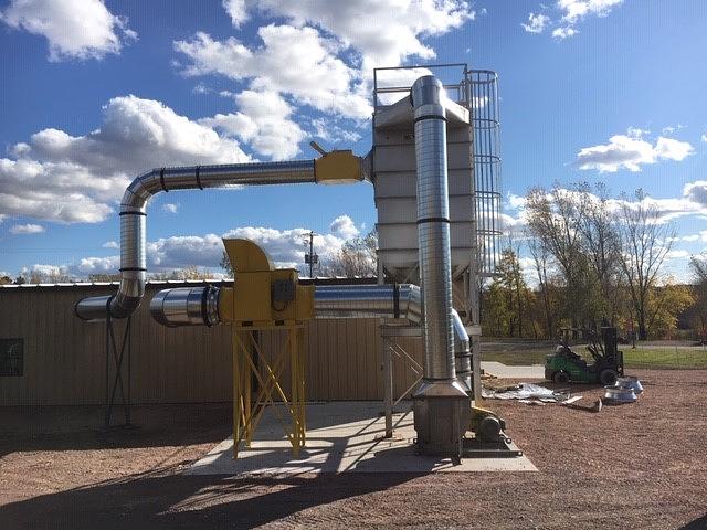 Large Dust Collection System Installations | John G Weber Co Inc