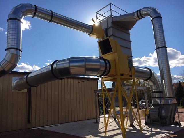 Large Dust Collection System Installations | John G Weber Co Inc