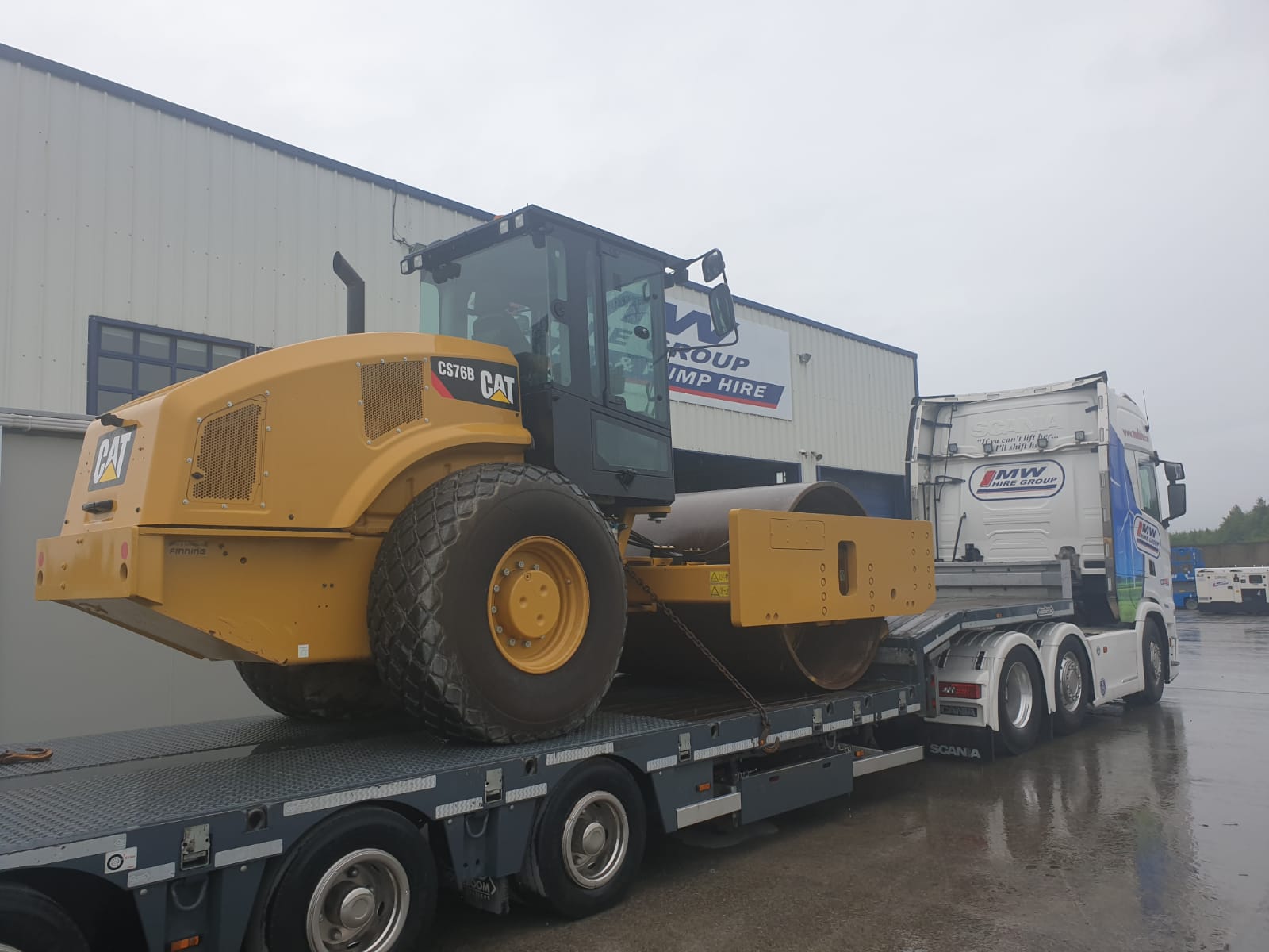 CAT 18 ton Soil Roller...SOLD...to a customer in Cork | MW Hire Group