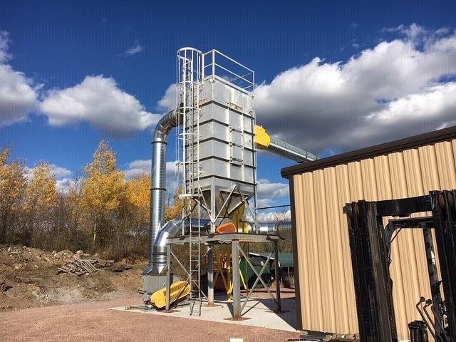 Large Dust Collection System Installations | John G Weber Co Inc