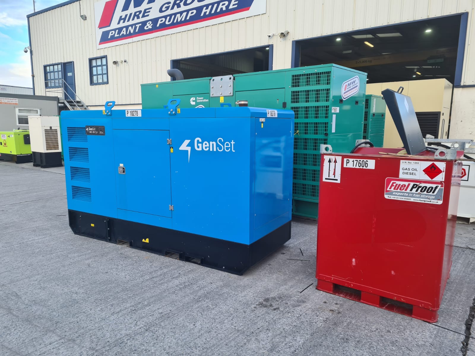 New 66 KVA Genset...SOLD...and demo fuel tank | MW Hire Group