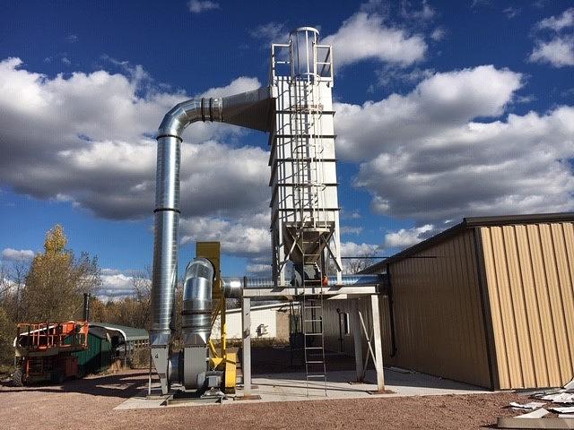 Large Dust Collection System Installations | John G Weber Co Inc