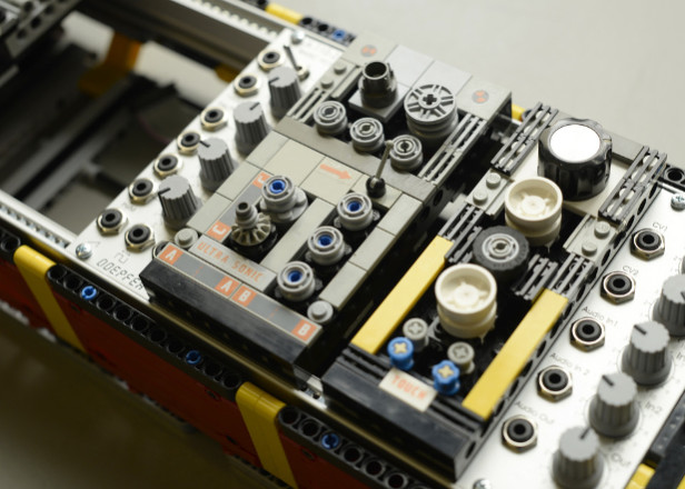 Someone has built a modular synth out of Lego