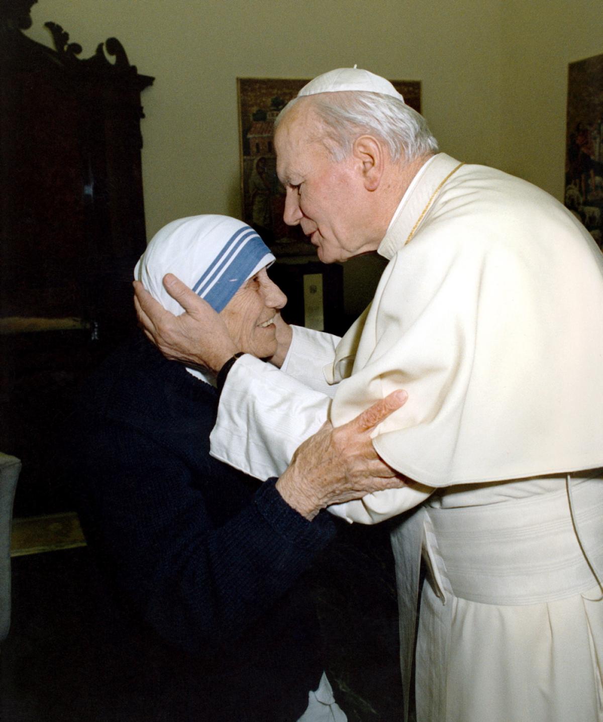 The Footsteps of Saints: Mother Teresa and John Paul II - The Catholic ...
