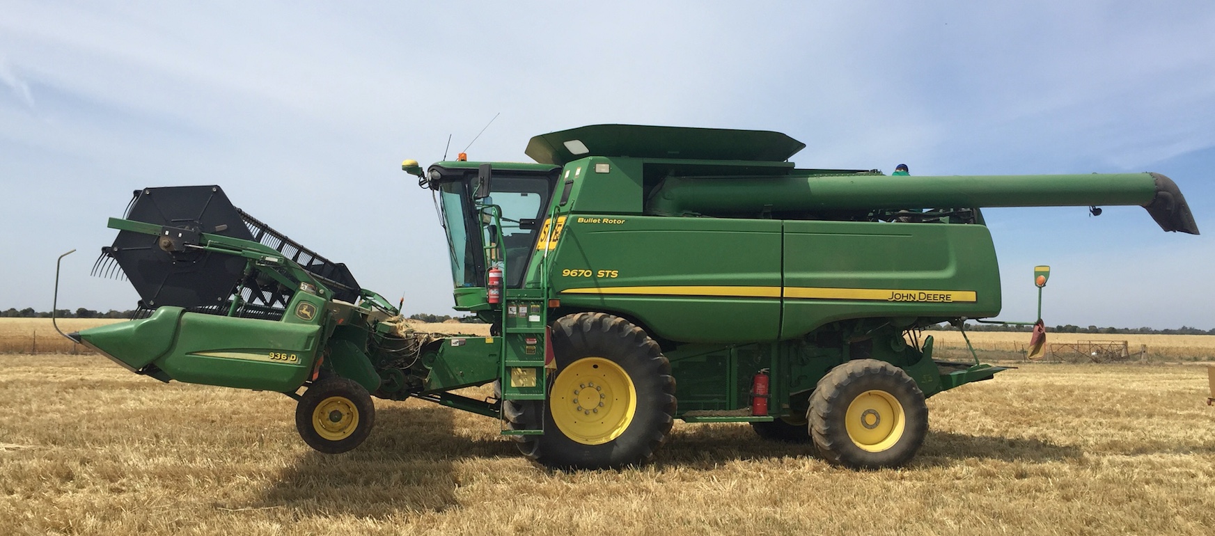 9670 John Deere Header With 36ft Front. | Machinery