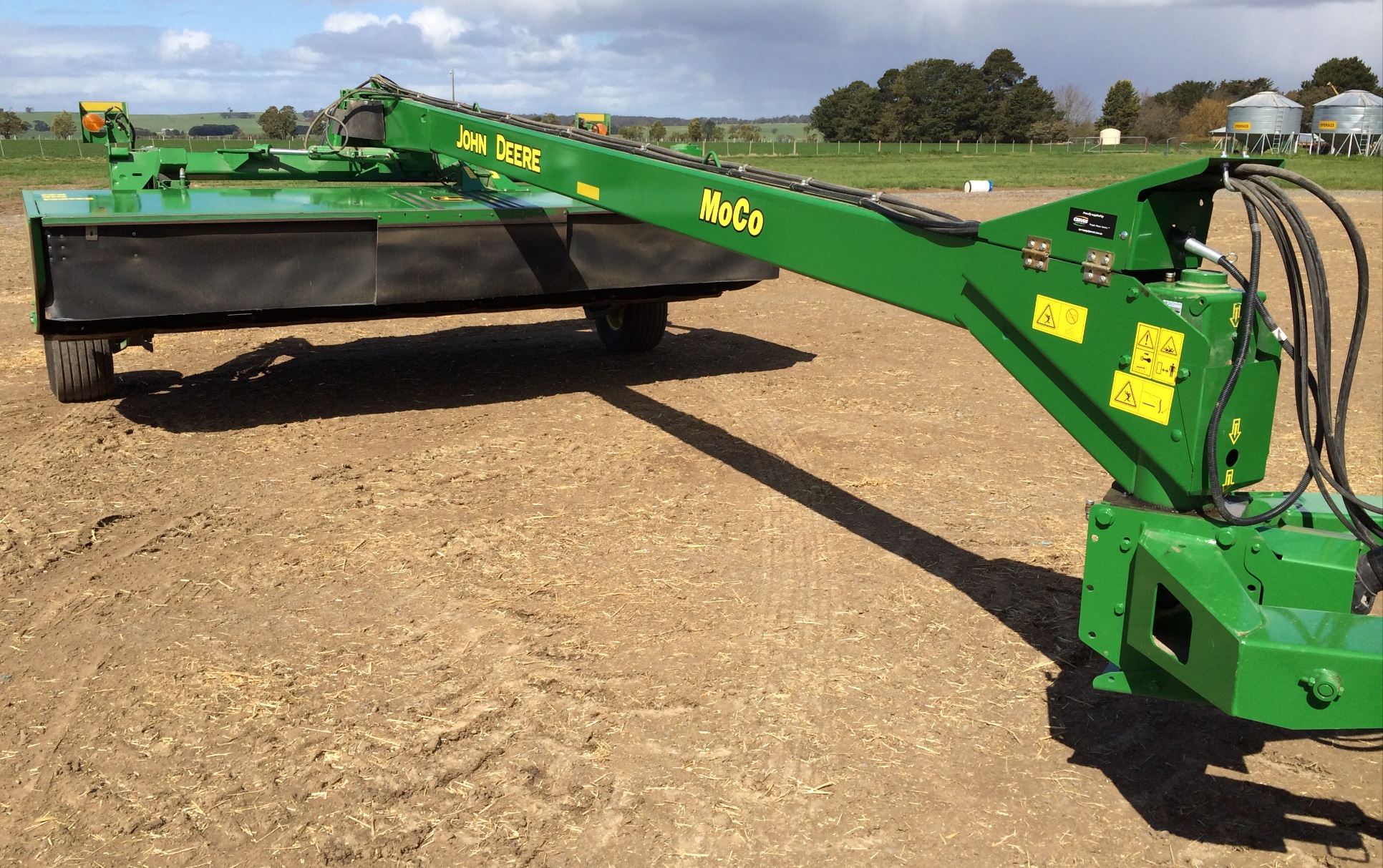 AS NEW! 956 John Deere Moco Mower Conditioner w tri lobe