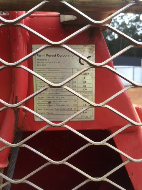 Farmi Logging Winch - JL601T | Machinery & Equipment - Forestry