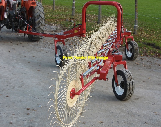 15 Wheel Rakemaster Inline Hay Rake | Machinery & Equipment
