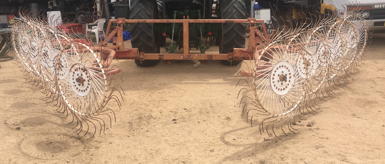 10 Wheel V Hay Rake 3PL | Machinery & Equipment - Hay and