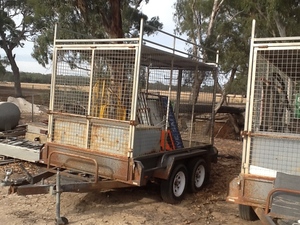 8 x 5 Cage trailer | Machinery & Equipment - Small Trailers For