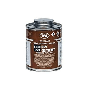 1 qt Low VOC Regular Body PVC Cement, Clear | WeSupplyTrades