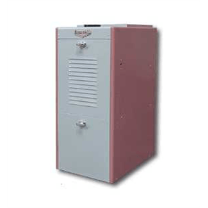 60-90K BTU Low Profile Highboy Oil Furnace, Front Flue, 86% , 4 Ton ...