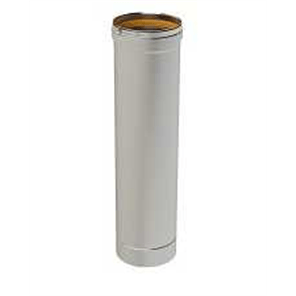 3 x 60 in Z-Vent Single Wall Stainless Steel Pipe | Famous Supply