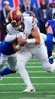 Sam Howell - QB taking sacks at record rate - Fantasy Index