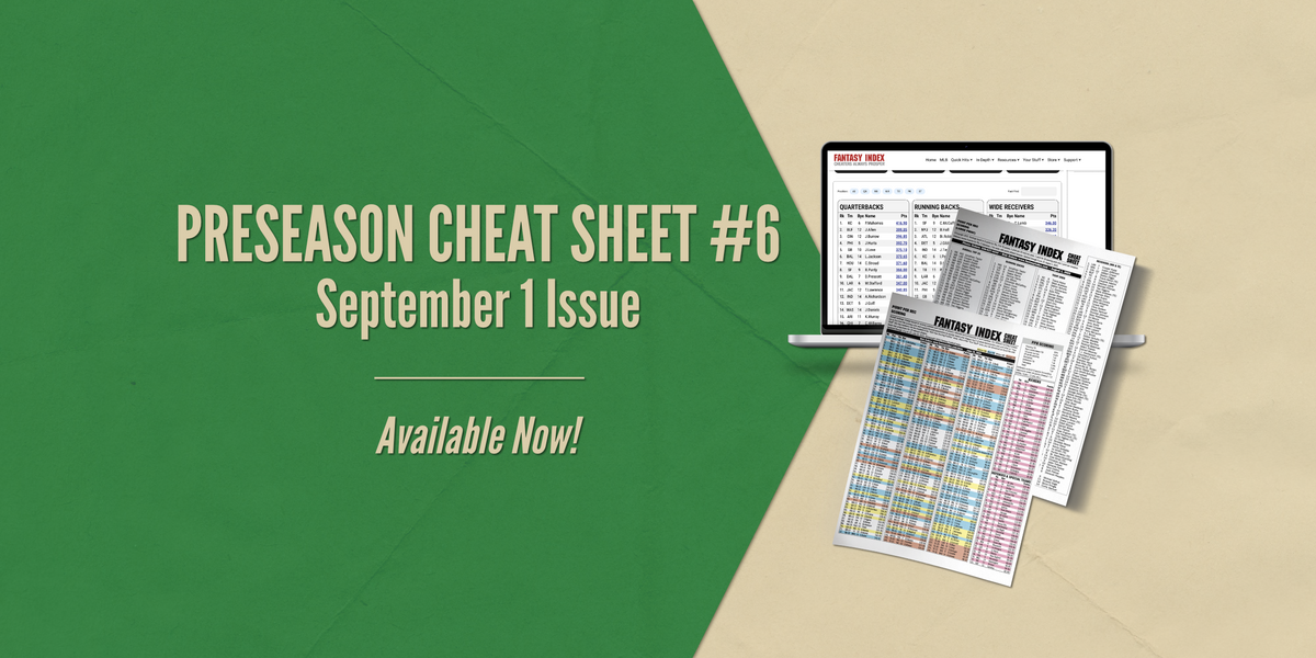 The September 1 Cheat Sheet Update is available now - Get our latest ...