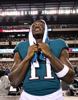 AJ Brown Dominates His Way to the Record Books - Key moment for ...