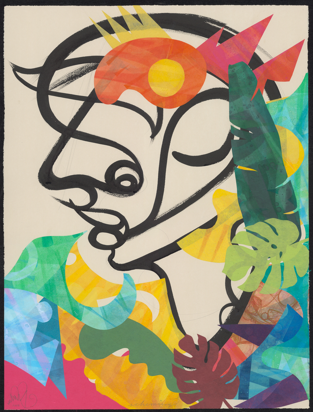 Scheming | work of art by Favianna Rodriguez