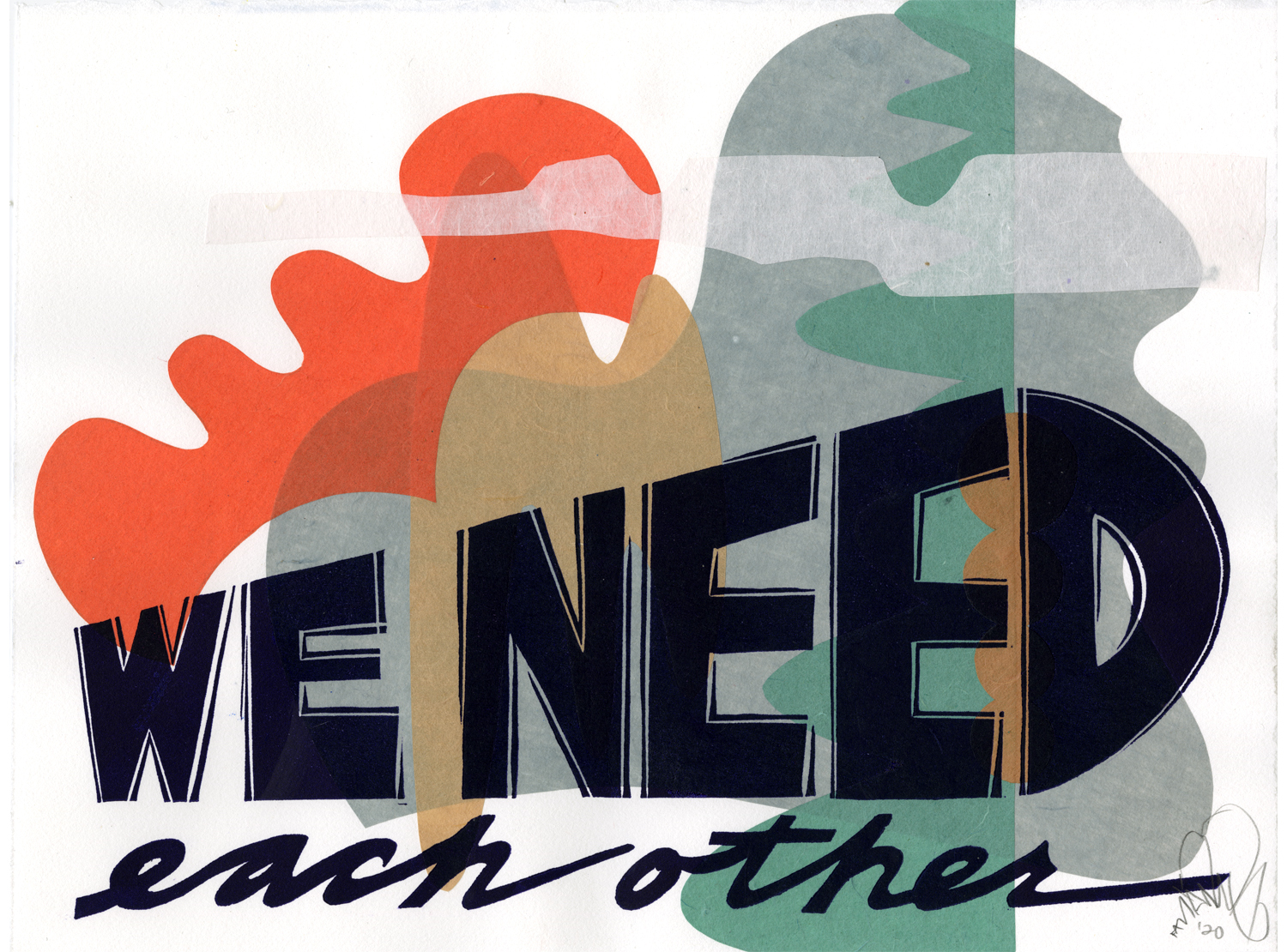 We Need Each Other 21 | work of art by Favianna Rodriguez