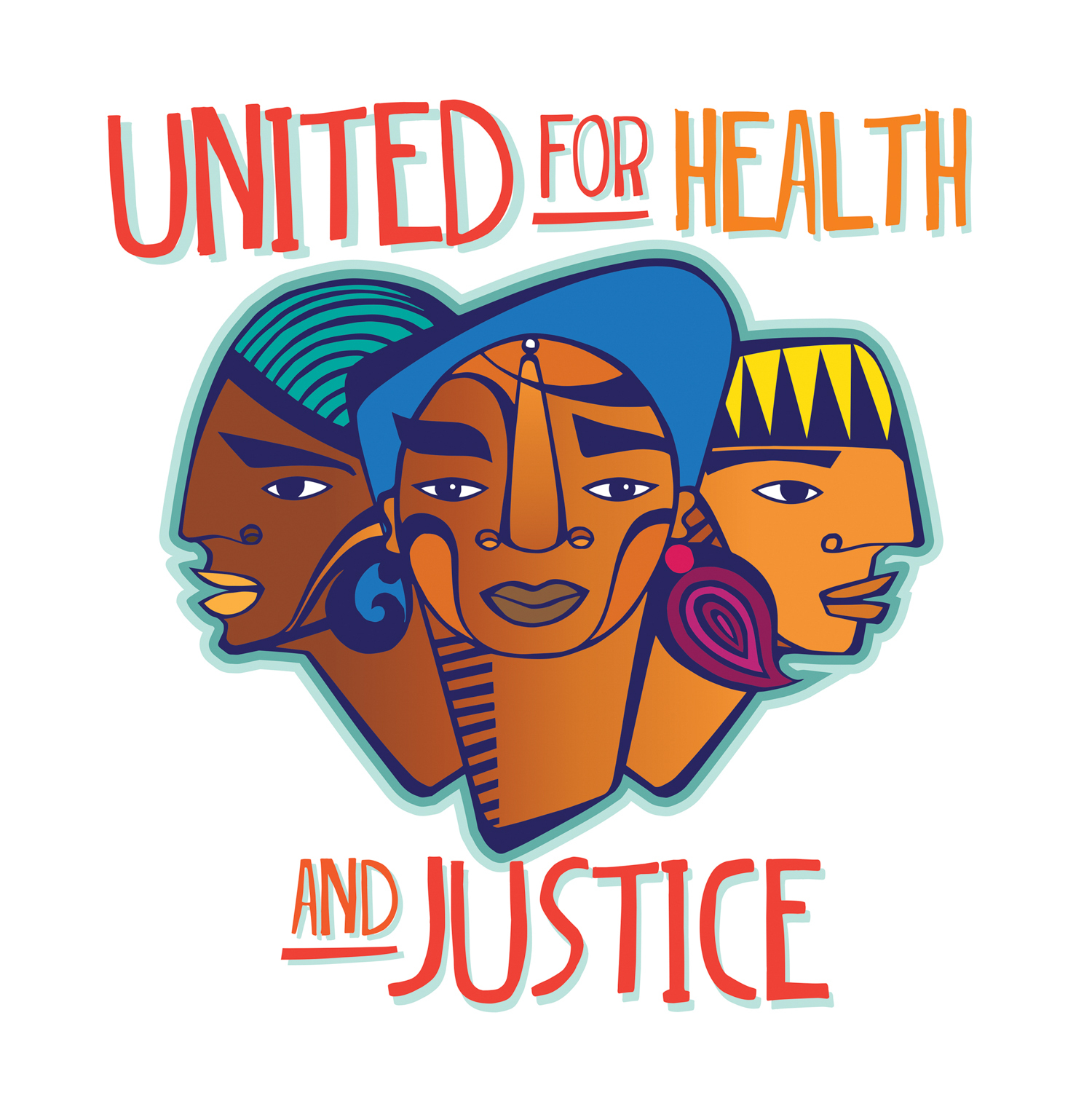 United for Health and Justice | work of art by Favianna Rodriguez
