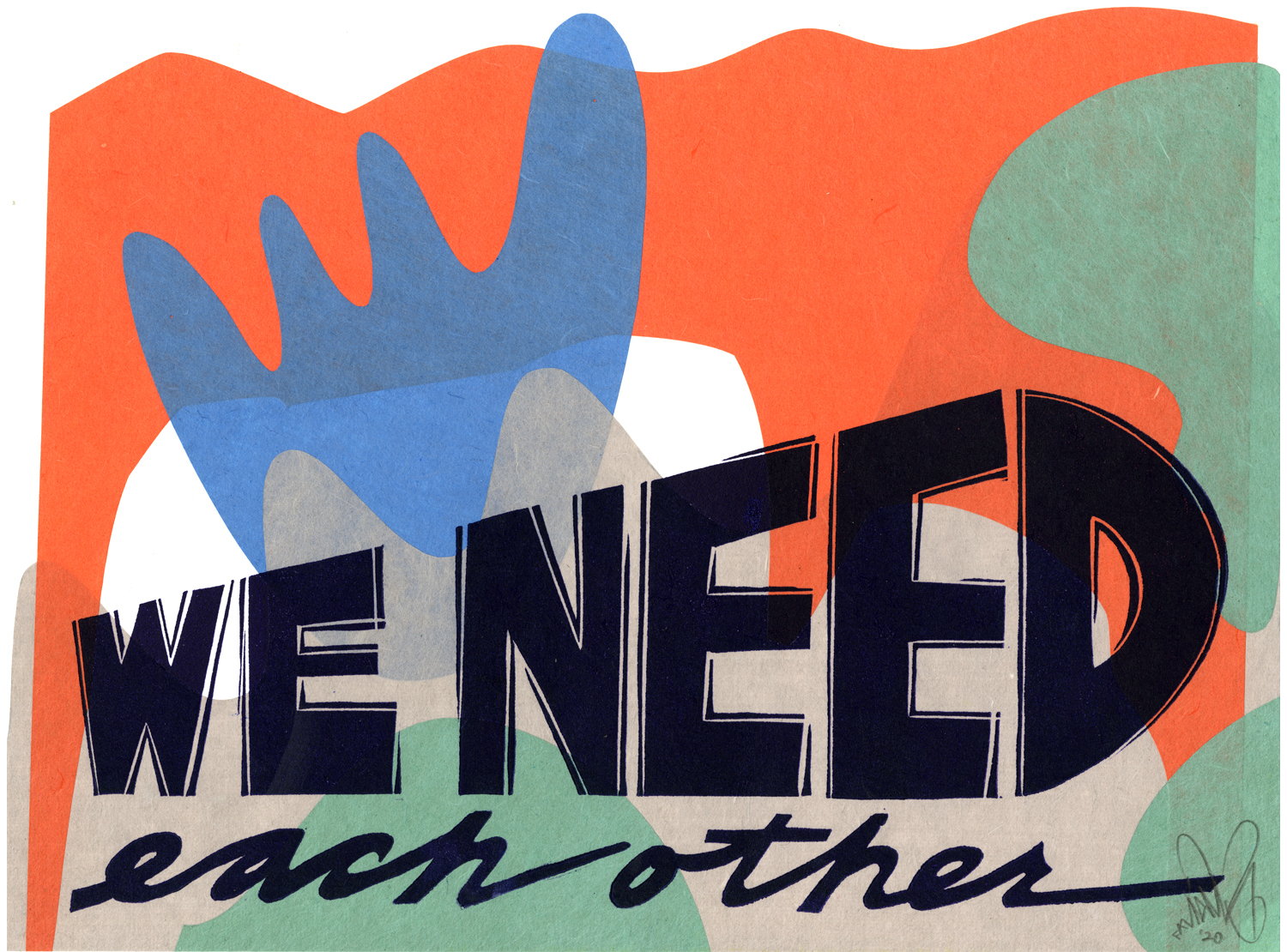 We Need Each Other 20 | work of art by Favianna Rodriguez