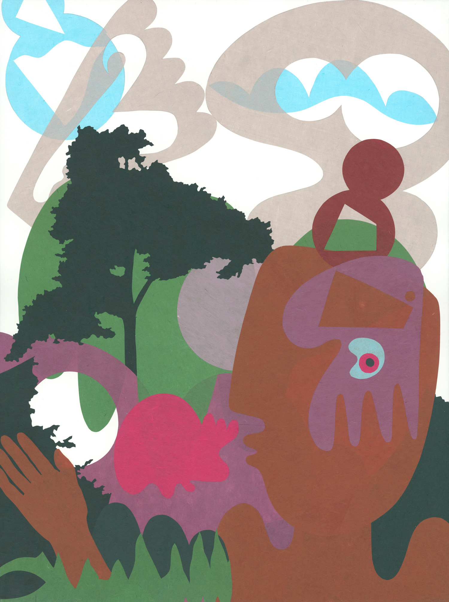 Forest Bathing | work of art by Favianna Rodriguez