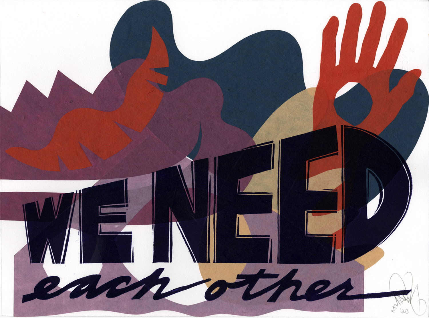 We Need Each Other 31 | work of art by Favianna Rodriguez