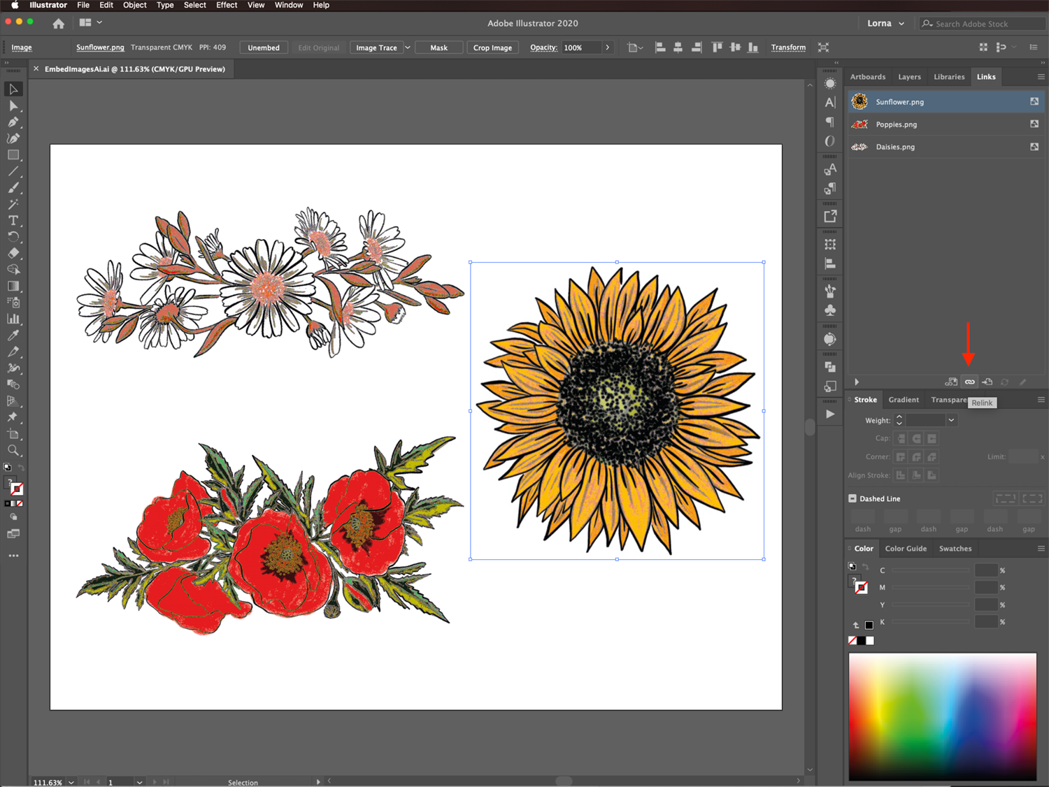 How To Embed All Images In Illustrator Design Bundles