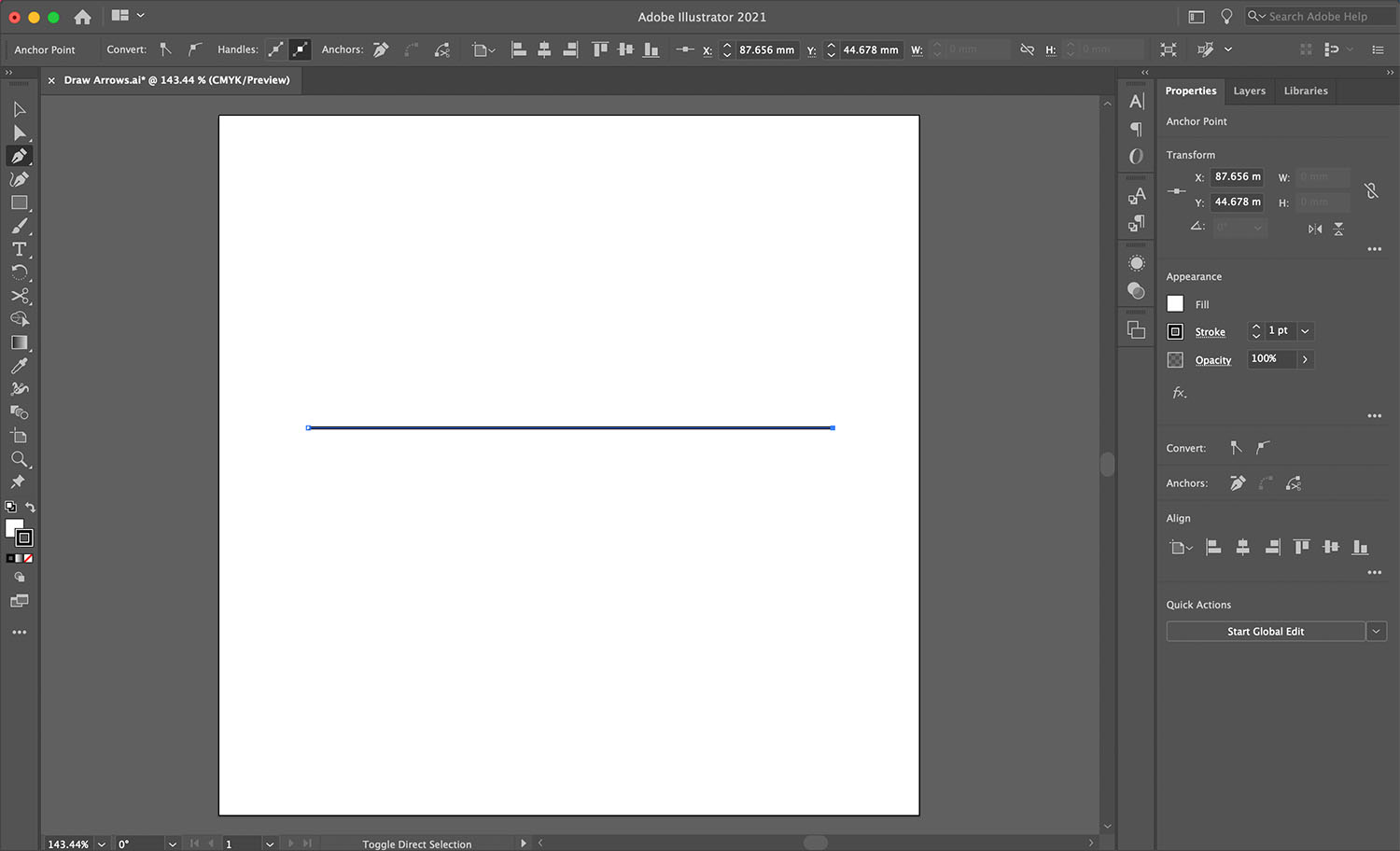 Make An Arrow In Illustrator 4 Steps Design Bundles